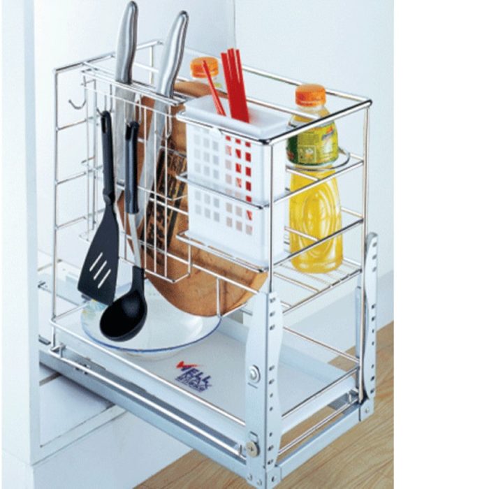 300 Stainless Condiment Pull Out | Tenbuild PH