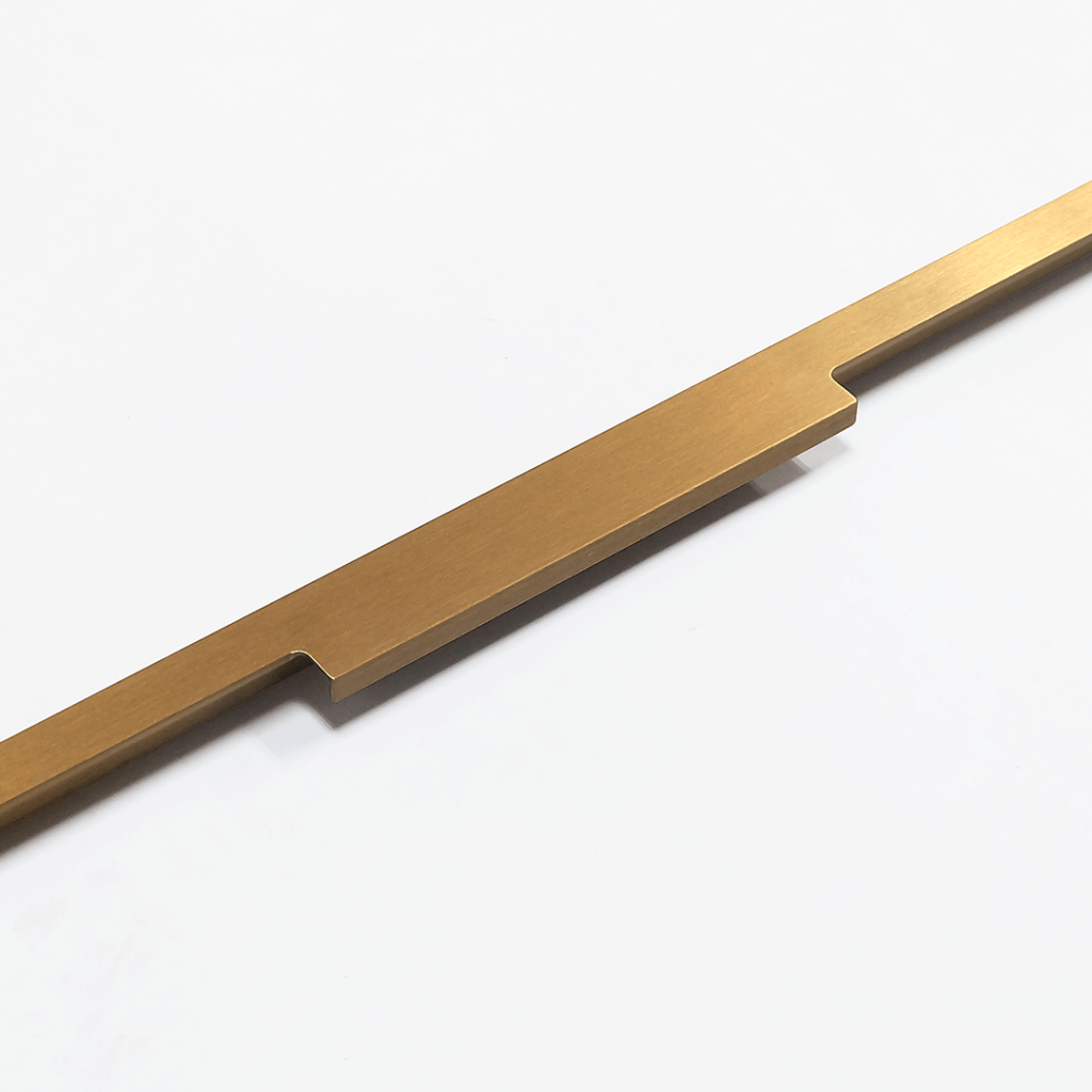 Aluminum Slim Frame without Handle, Gold, 3300mm | Tenbuild PH